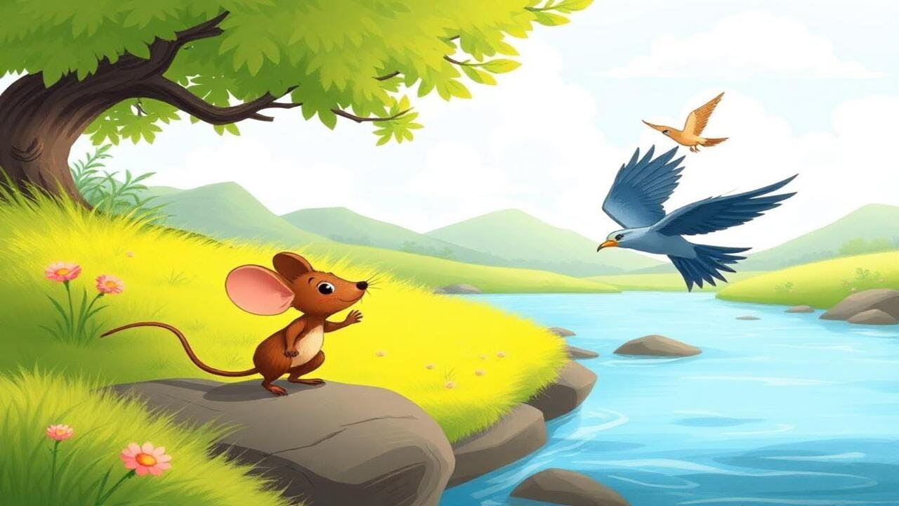 The Brave Little Mouse and the Moonlight Adventure | Kids Story - YouTube