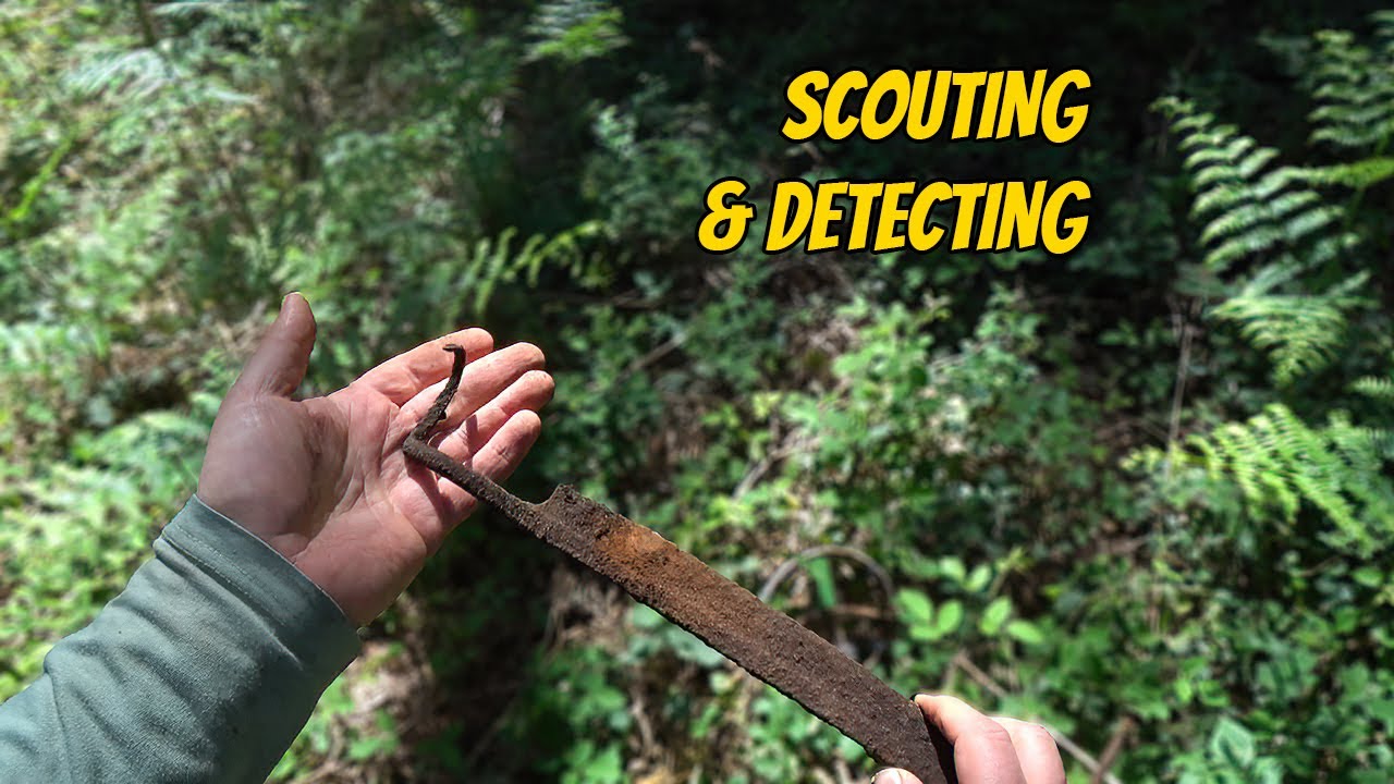 Scouting & Metal Detecting On A Beautiful Spring Day - YouTube