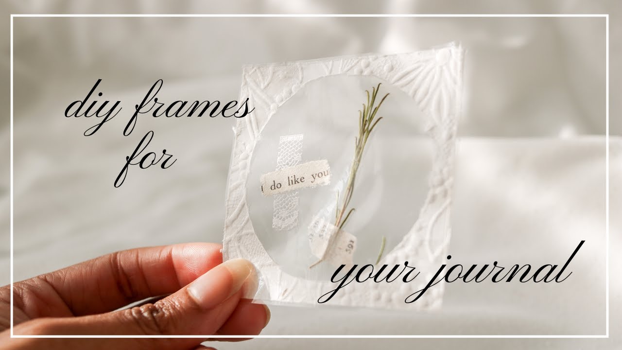 diy journal frame ♡ - YouTube