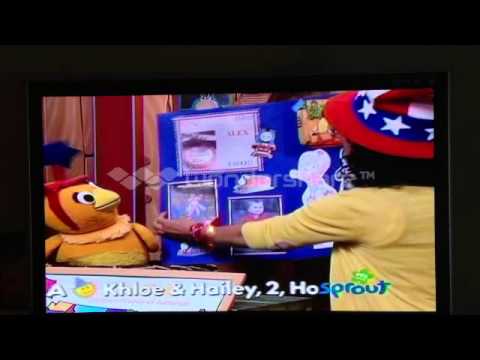 Alex's Birthday Card on Sprout- Red, White, Blue, Alex is TWO! - YouTube