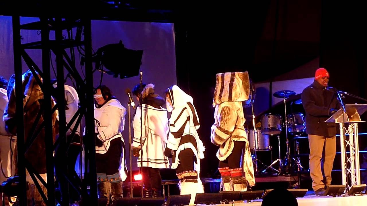 The song by Nunavut natives at Winterlude opening ceremony at Ottawa ...