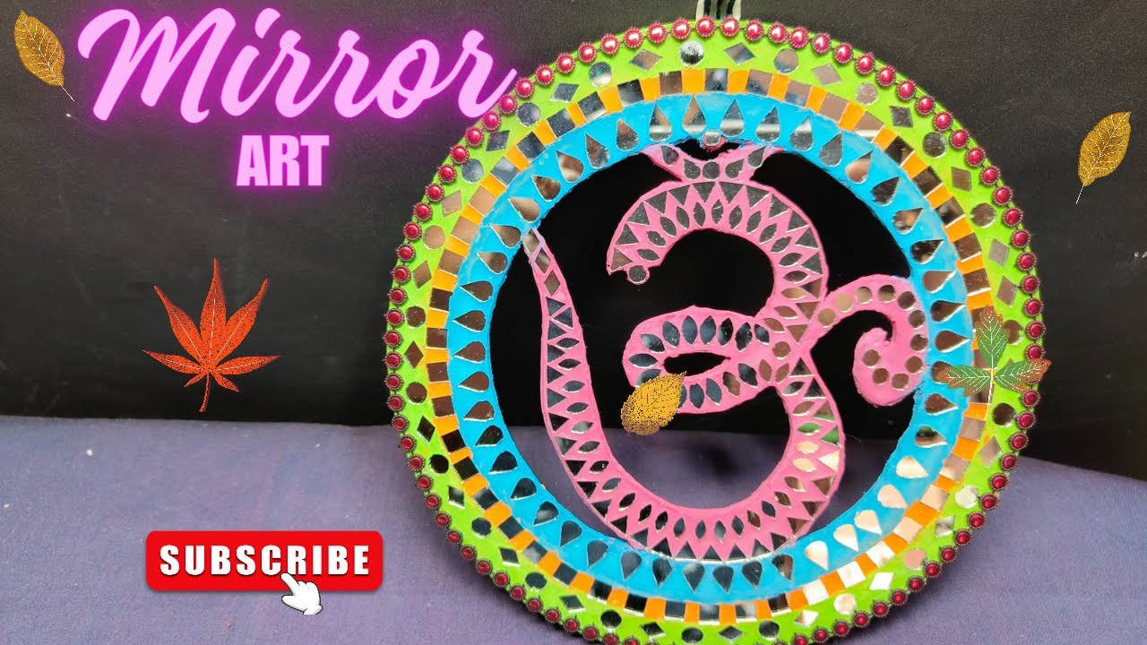 Mirror Mosaic Art | mosaic art tutorial for beginners #mirror - YouTube