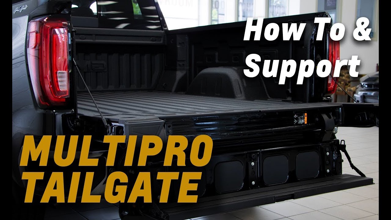 How To & Support: GMC Sierra MultiPro Tailgate - Eagle Ridge GM ...