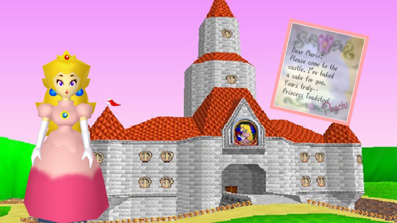 Super Mario 64 - Peach’s Letter - YouTube
