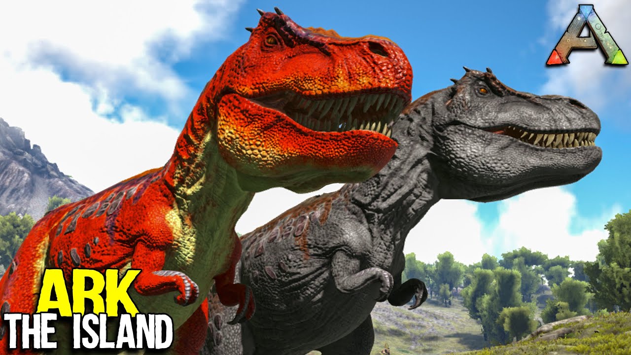 TWIN REXES in Ark Survival Evolved (2022) - YouTube