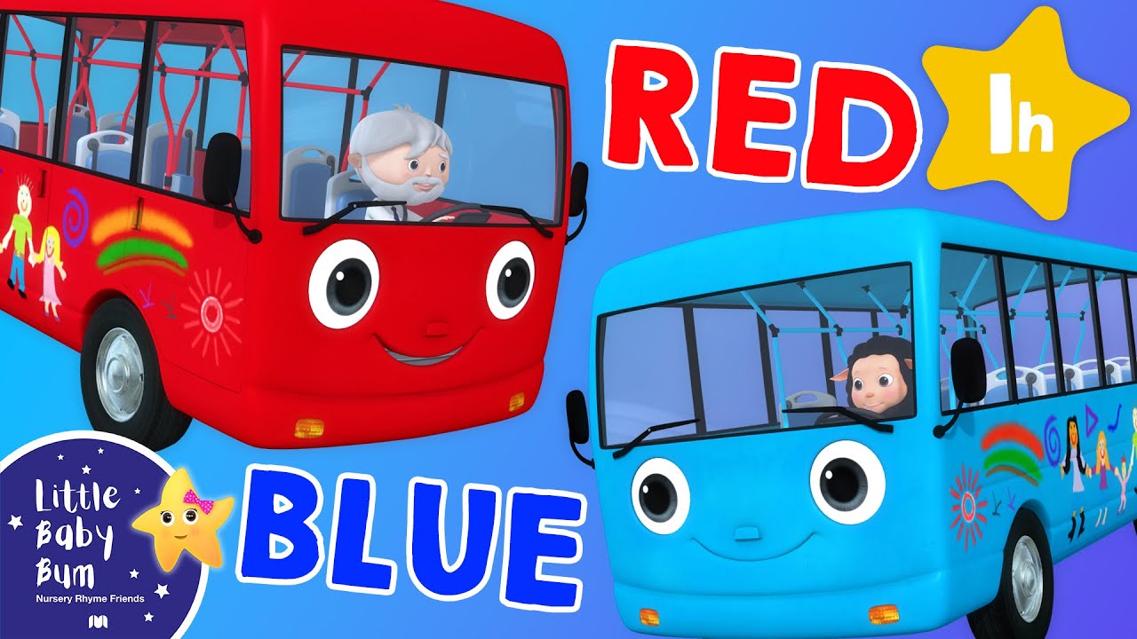 The Color Bus Song + More Nursery Rhymes & Kids Songs | Toddler ...