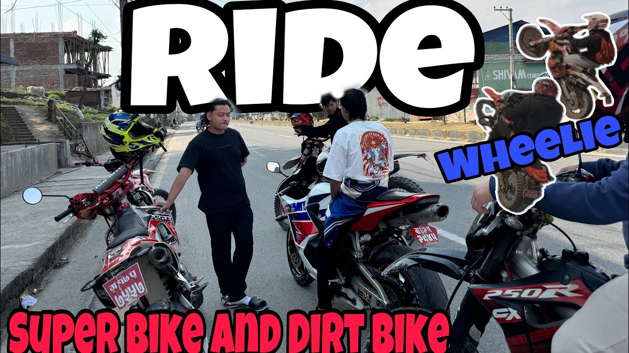 Superbike CBR600 🏍️and Crossfire Dirt (Bike group Ride) kta haru ...