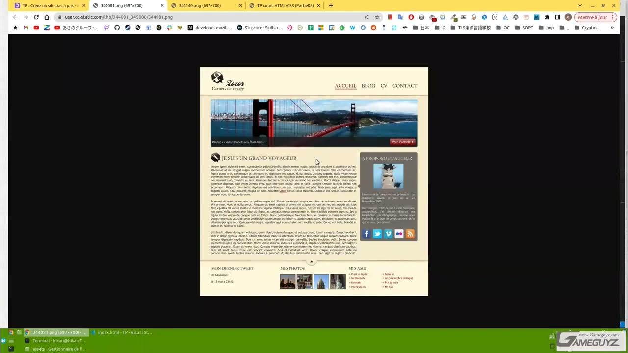 [Cours HTML-CSS] TP: Blog de Zozor - YouTube