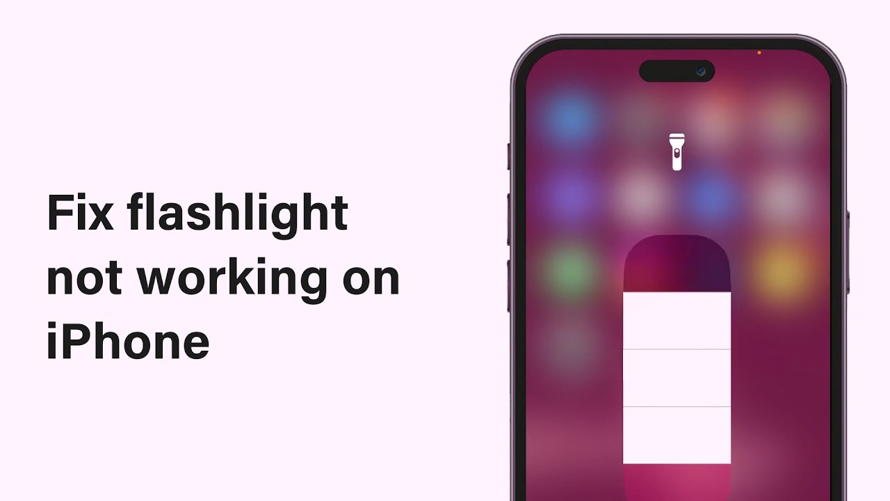 How To Fix Flashlight Not Working On iPhone 2025 | Troubleshoot iPhone Flashlight Issues - YouTube