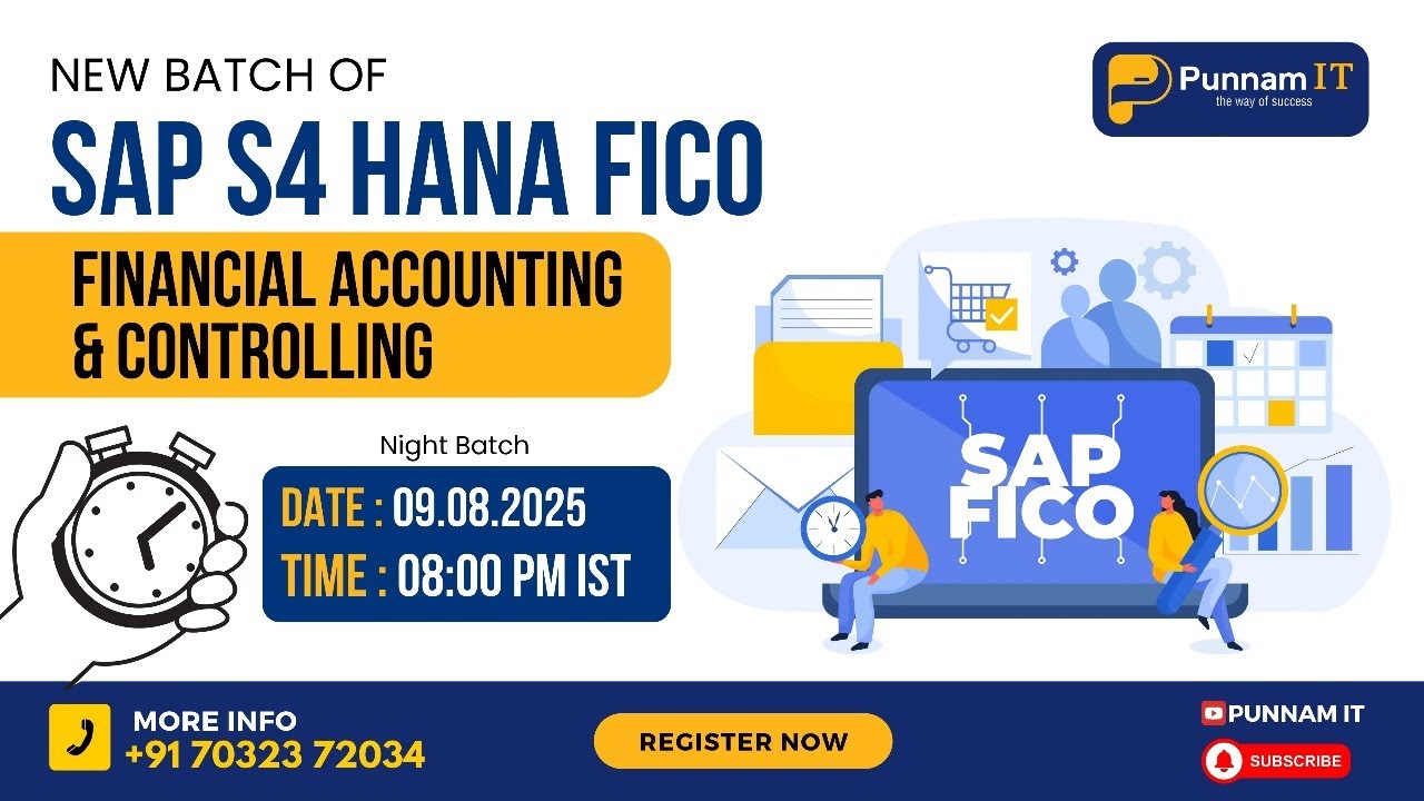 SAP S4 HANA FICO New Batch Update - YouTube