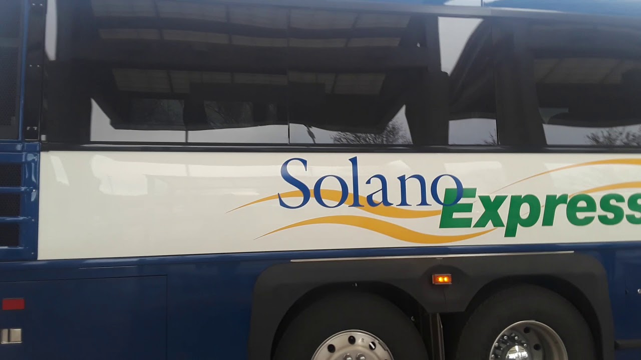 NEW BUS!! Solano Express (Fast Transit) 18681 on route GX departing FTC ...