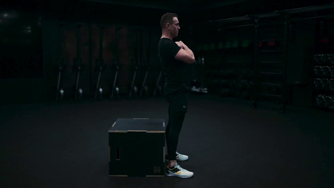 How To Box Body Weight Squat - YouTube