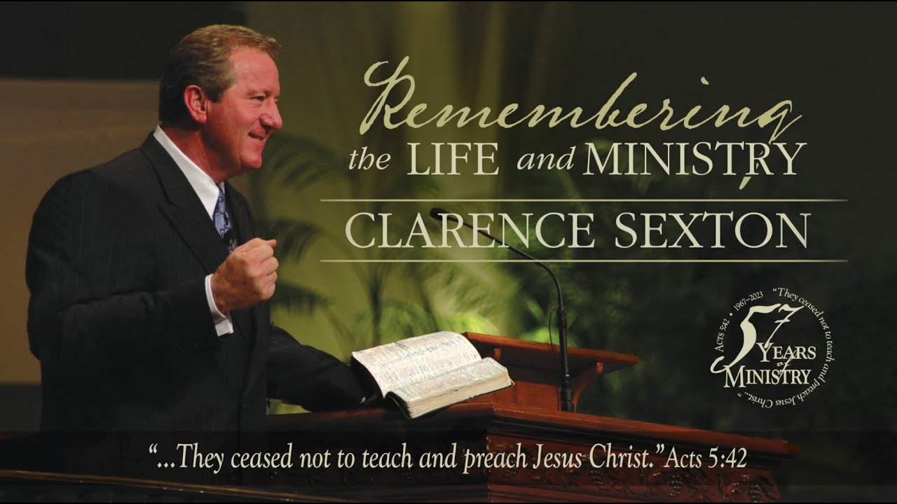 Dec. 20, 2023 | Wed | Memorial Service for Pastor Clarence Sexton - YouTube