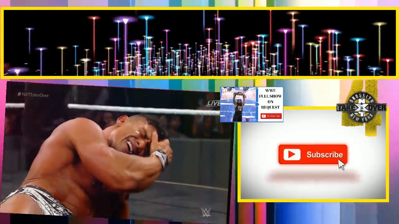 Velveteen Dream vs EC3 WWE NXT Takeover Brooklyn IV 18 August - YouTube