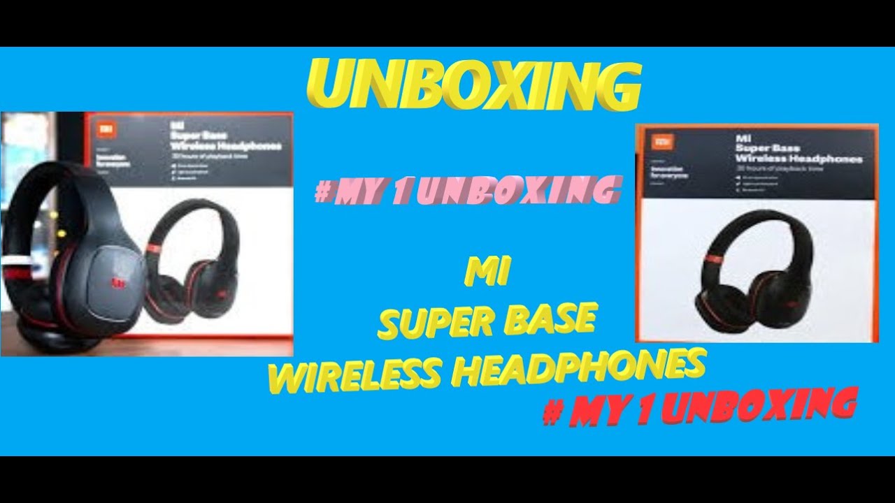 ## mi super bass headphones unboxing and review ....... - YouTube