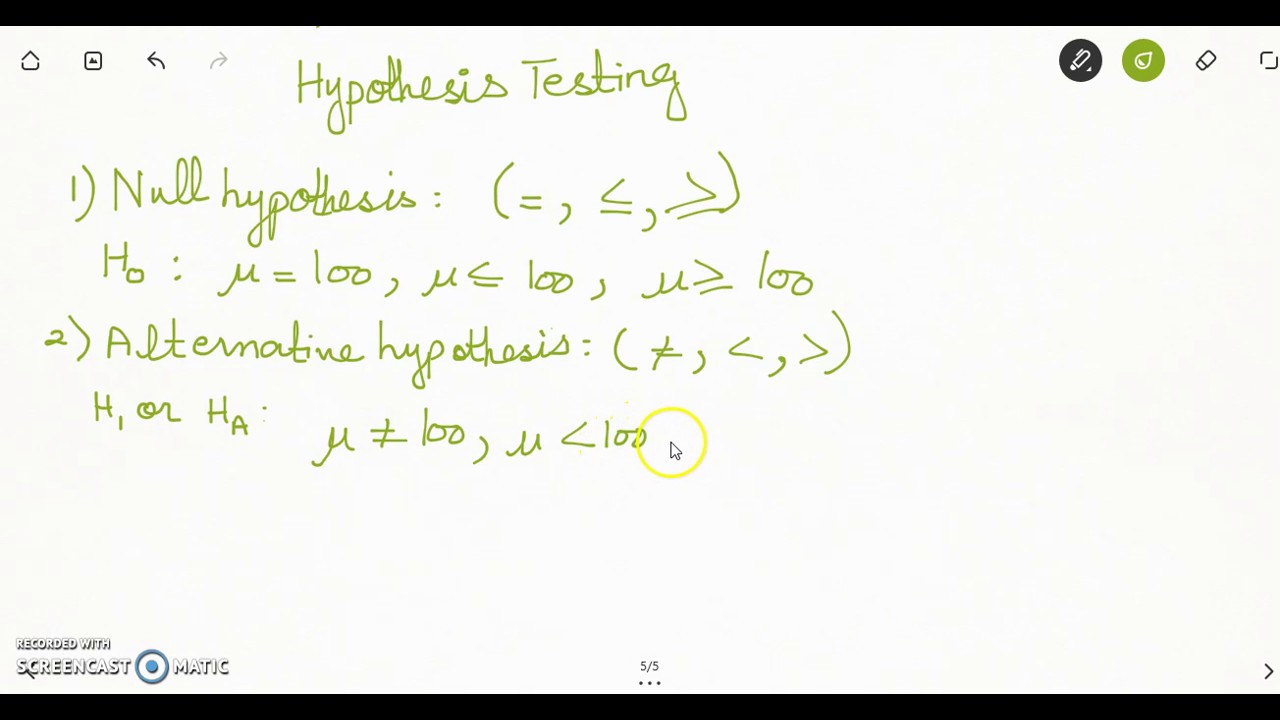 Introduction to Statistics-Hypothesis | Definition and Example | - YouTube