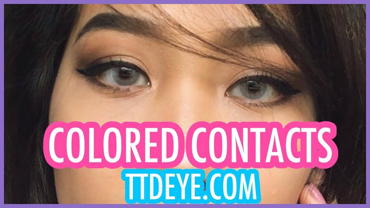 REVIEW: Colored Contact Lens by TTDEYE.COM - YouTube