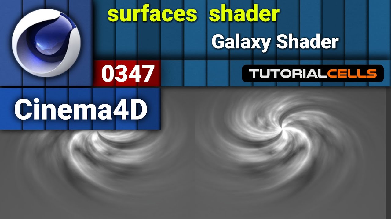 0347. Galaxy Shader in cinema 4d - YouTube