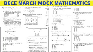 Bece Mathematics 2025 Superp Mock Objectives And Essay With Answers ...