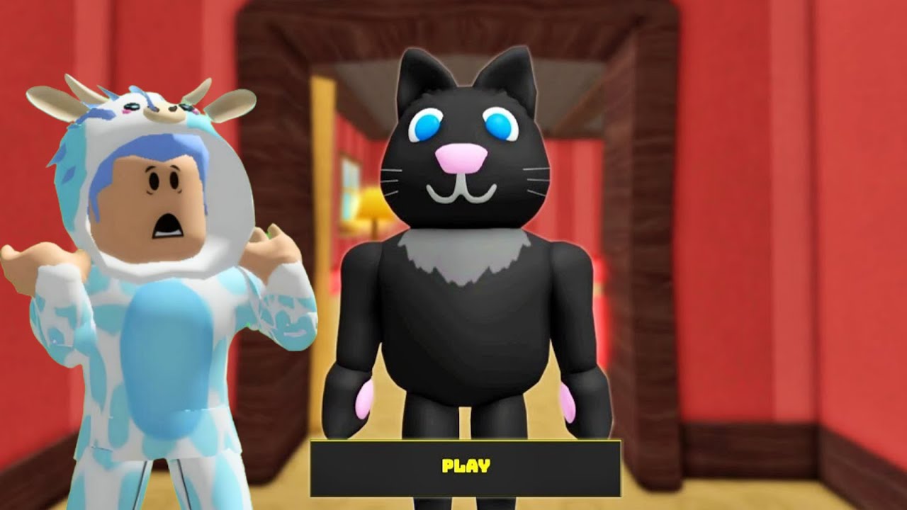 PP encontrou um GATO PRETO no Escape Scratch The Cat Obby Roblox - YouTube
