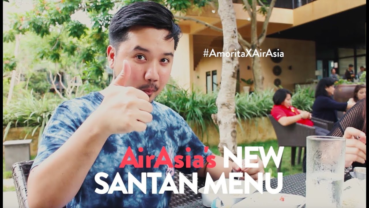 AirAsia Food Menu: Introducing Air Asia’s New Santan Meals - YouTube