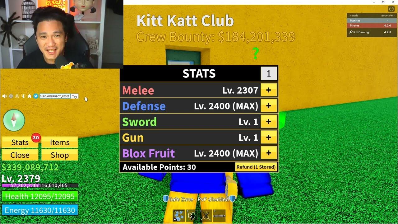 Blox Fruits New Reset Stat Code - YouTube