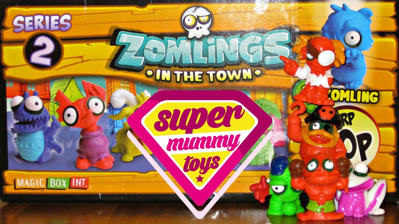 Mega Zomlings Series 2 Blind Bags Toy Unboxing | Zomlings Serie 2 ...