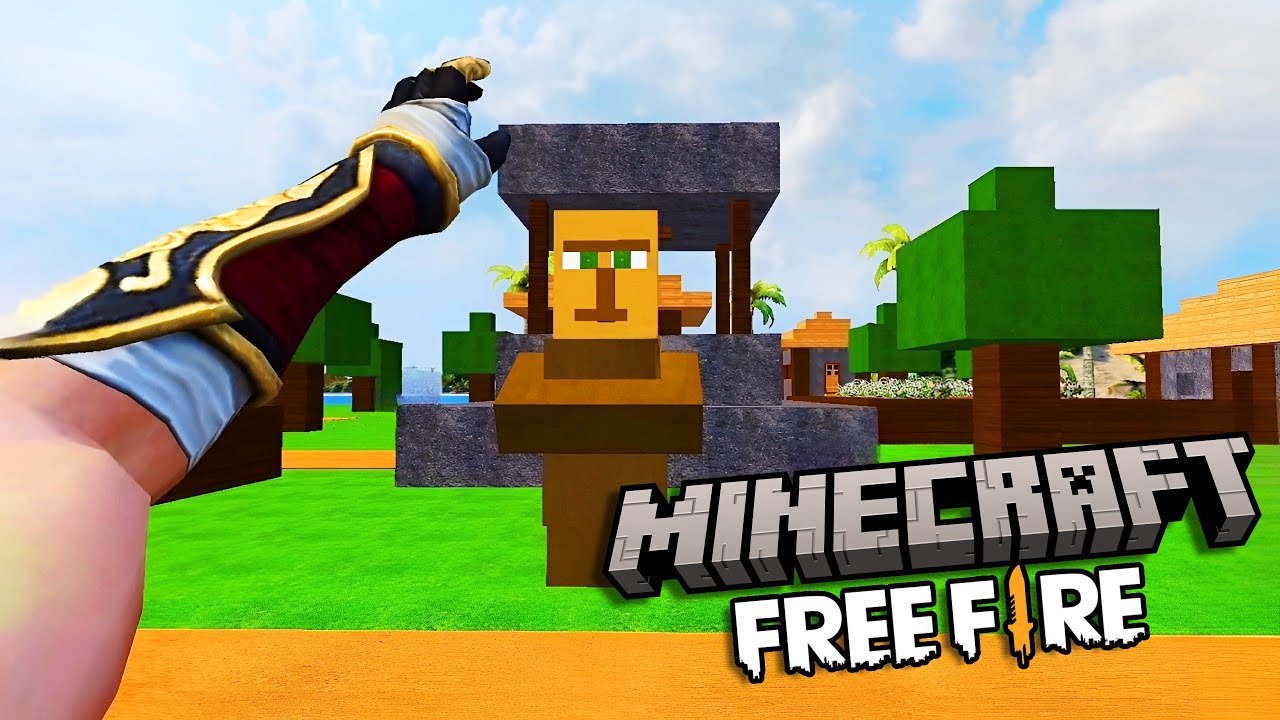 COMO JUGAR MINECRAFT EN FREE FIRE- Dshanto - YouTube
