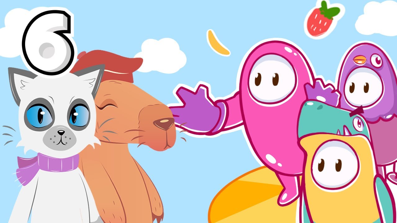 Cuidado con los michis en FALL GUYS [MakoCat] - YouTube