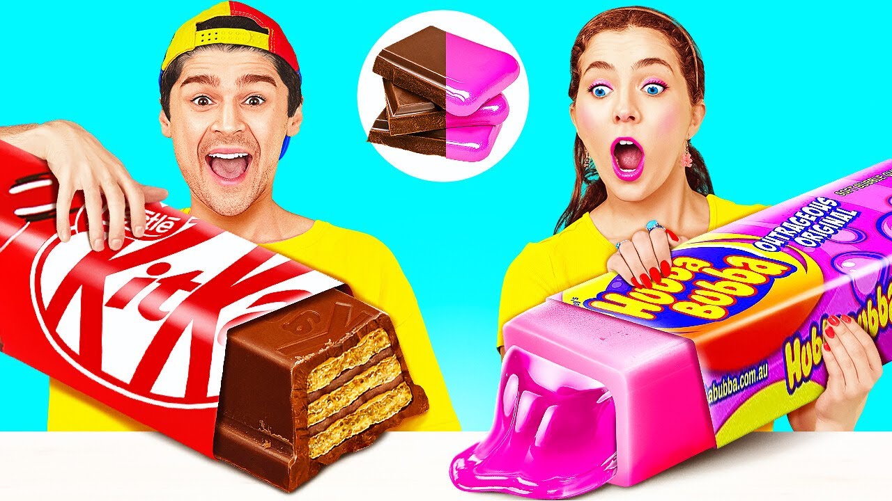 Aidez-moi à manger ! Nourriture géante, sucreries et petites bouchées ...