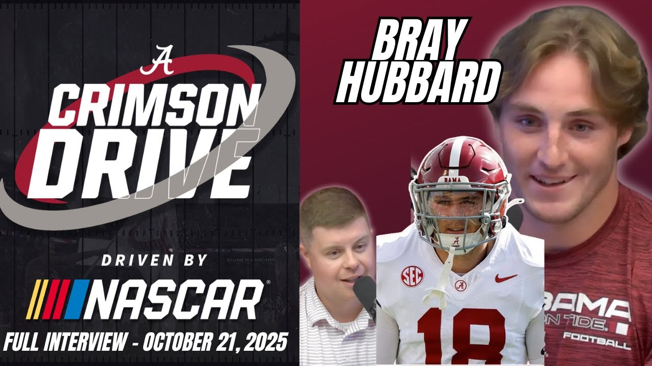 Alabama Football - Bray Hubbard - Crimson Drive Interview - 10-21-25 ...