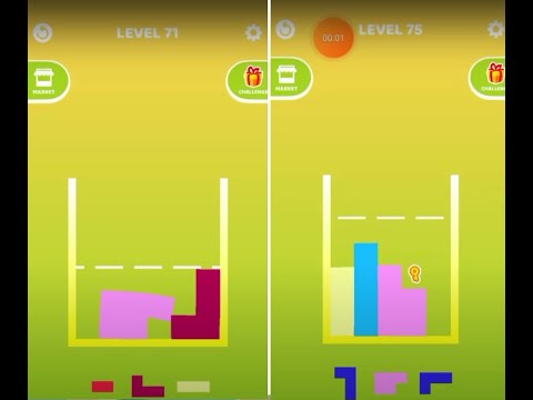 Jelly Fill Physics Brain Test - Level 71 To Level 75 - YouTube