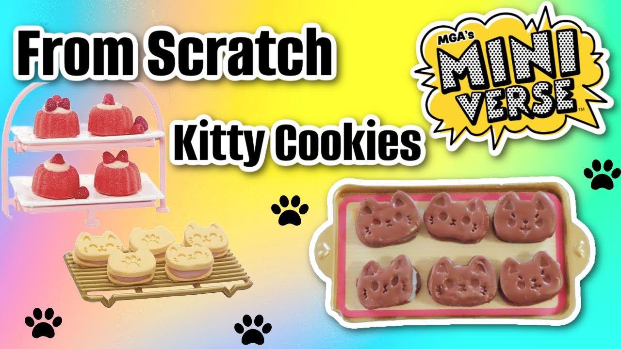 NEW Miniverse From Scratch Choco Kitty Cookies! - YouTube