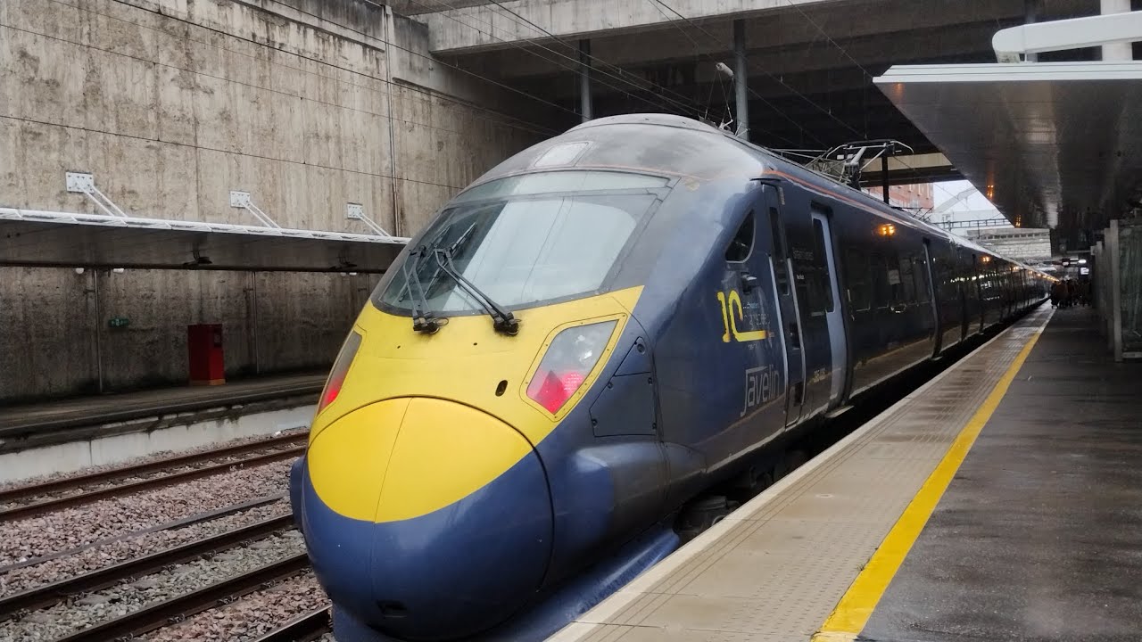 Trains at Stratford International - YouTube