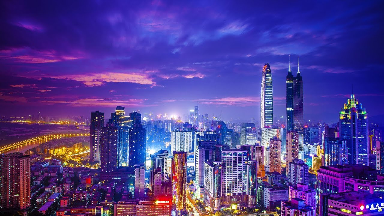 Shenzhen's 40th Anniversary Light Show kicked off on June 30, 2018 ...