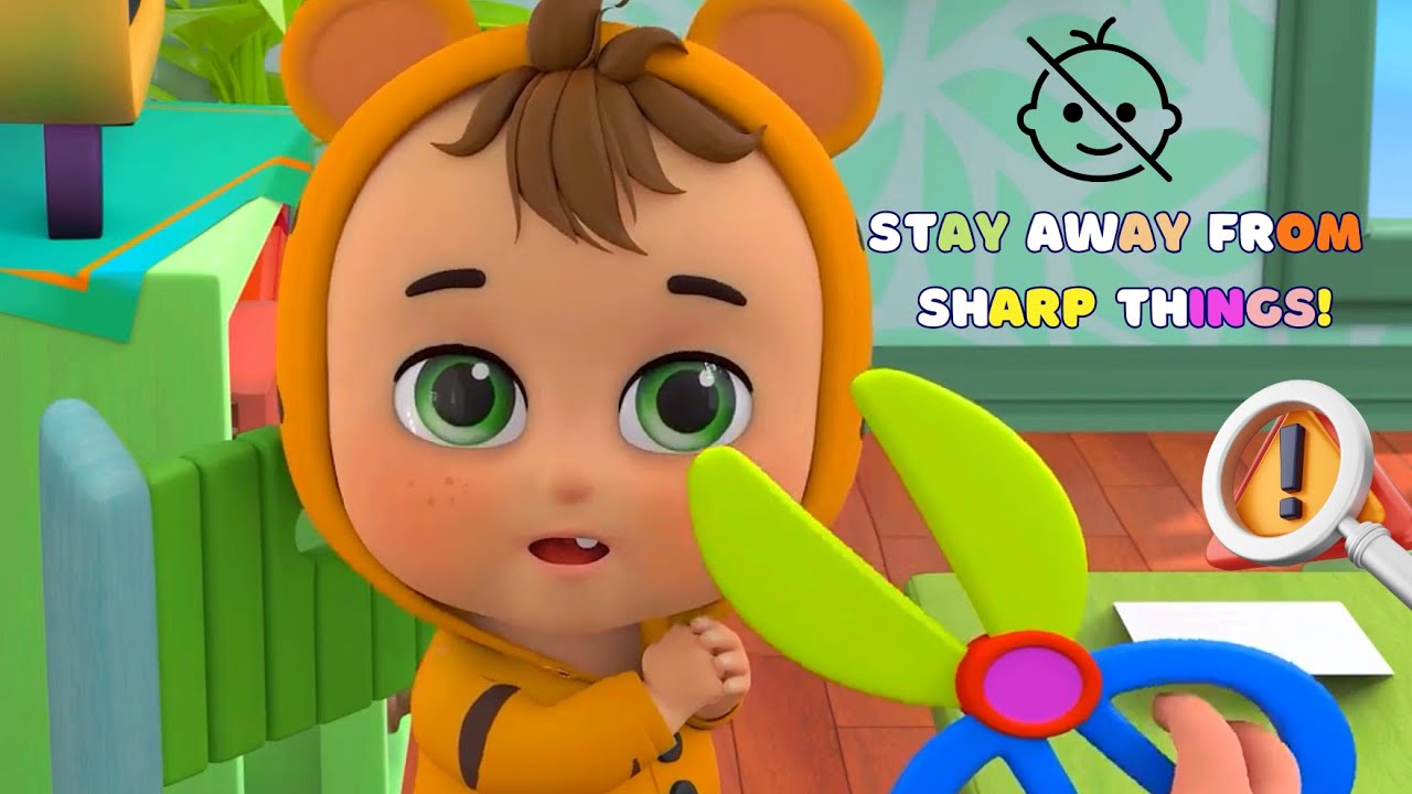 "Stay Away from Sharp Things! | Fun Safety Song for Kids & Nursery ...