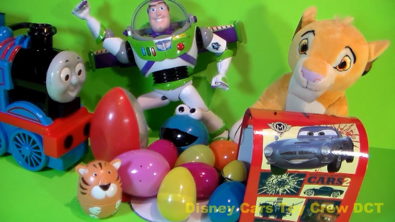 Surprise Eggs 12 New toys! Disney Frozen Cars 2 Wreck it Ralph TMNT ...