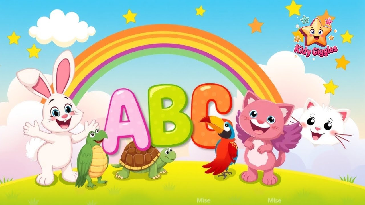 Alphabet ABC Song | Kids Kindergarten song | Nursery Rhymes 🌈🍎 - YouTube