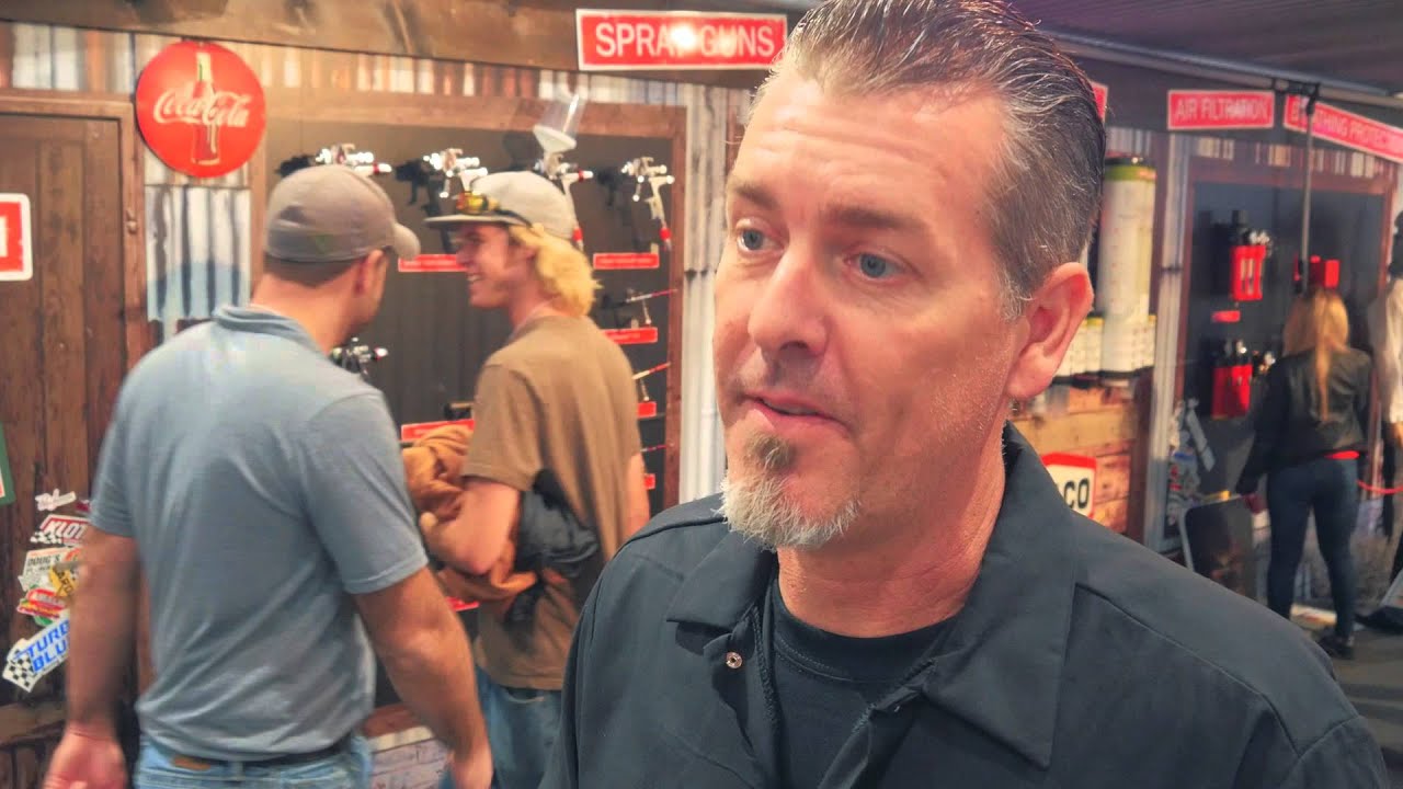 Welder Up Crew of Discovery Channel's "Vegas Rat Rods" at SATA Booth at ...
