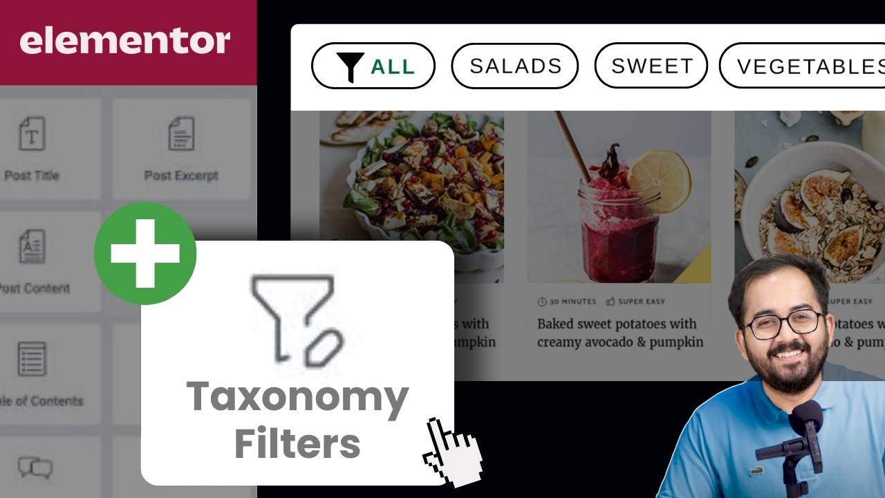 Elementor's New Taxonomy Filter for Blogs - YouTube