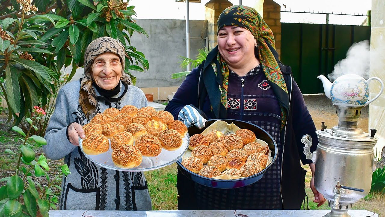 SUPER EASY AND DELICIOUS Cooking Pastry In a Sunny Day Azerbaijan ...