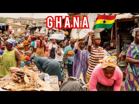 Exploring The Vibrant Market At Nsawam Prison In Ghana, Africa ...