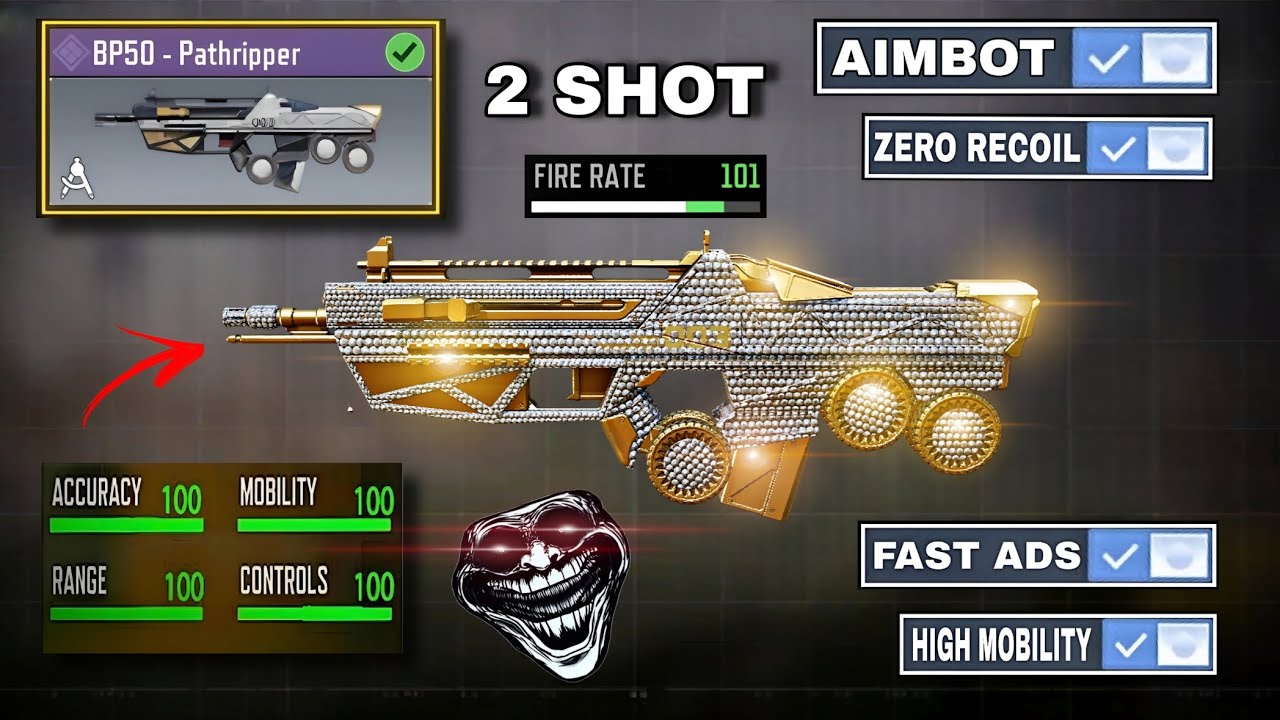 NEW "2 SHOT" BP50 Gunsmith! its TAKING OVER COD Mobile in Season 2 ...