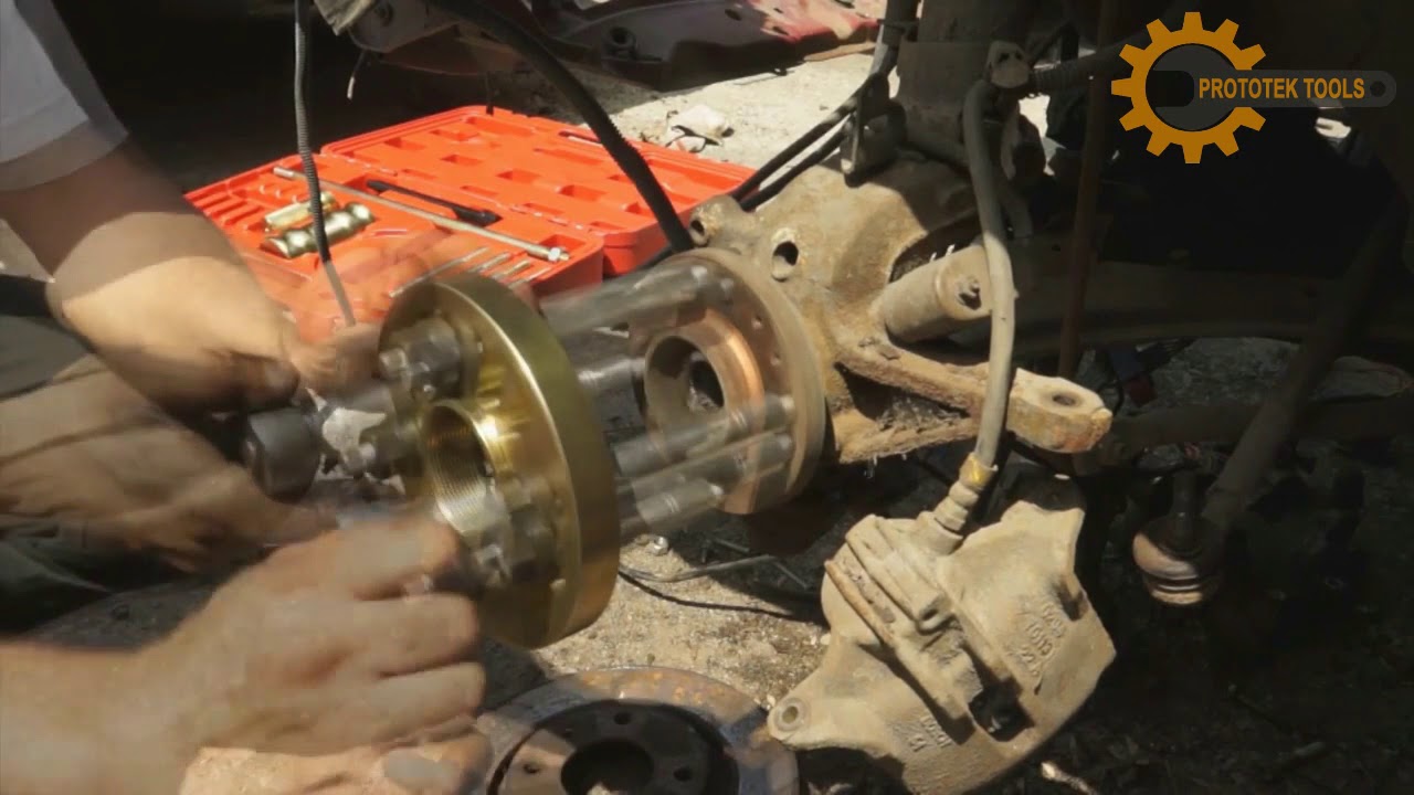 ESTRATTORE MOZZO RUOTA O CUSCINETTI RUOTA AUTO - YouTube