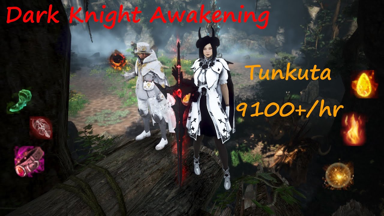 BDO | Tunkuta (Turo) Dark Knight Awakening 302AP Kutum 9100+/hr (Blue Loot Scroll + Agris) - YouTube