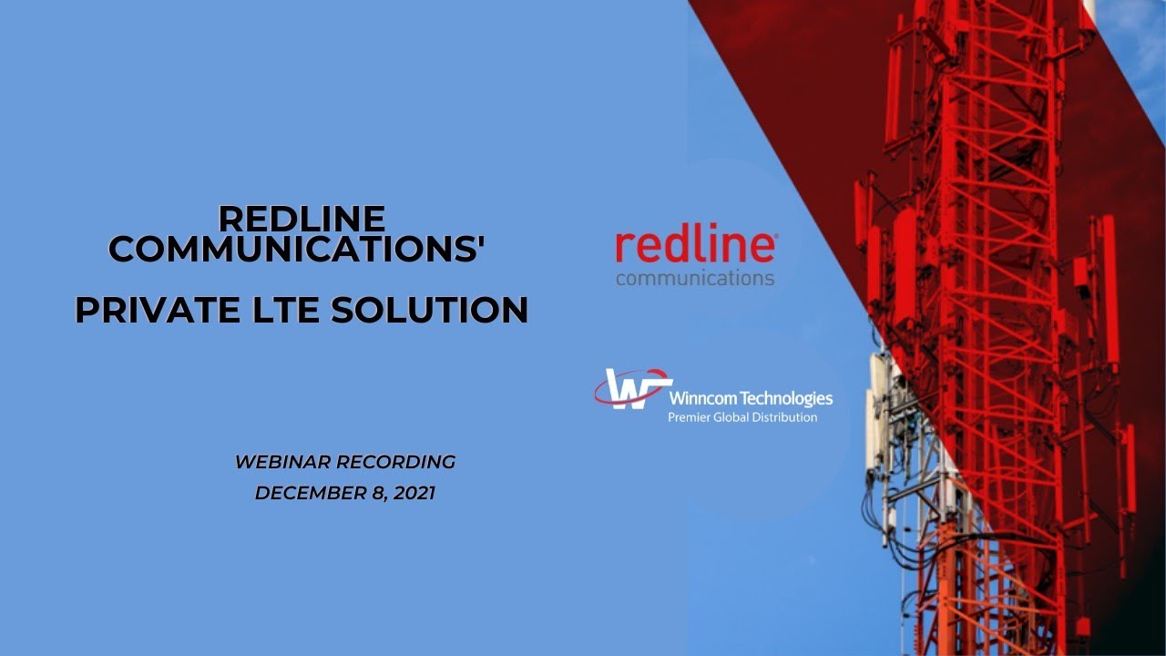 Redline Comminucations Private LTE Solution - YouTube
