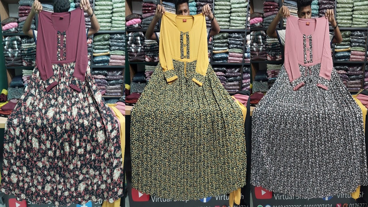 new designer printed hijabi gown borka collection with hijab| নিউ ...