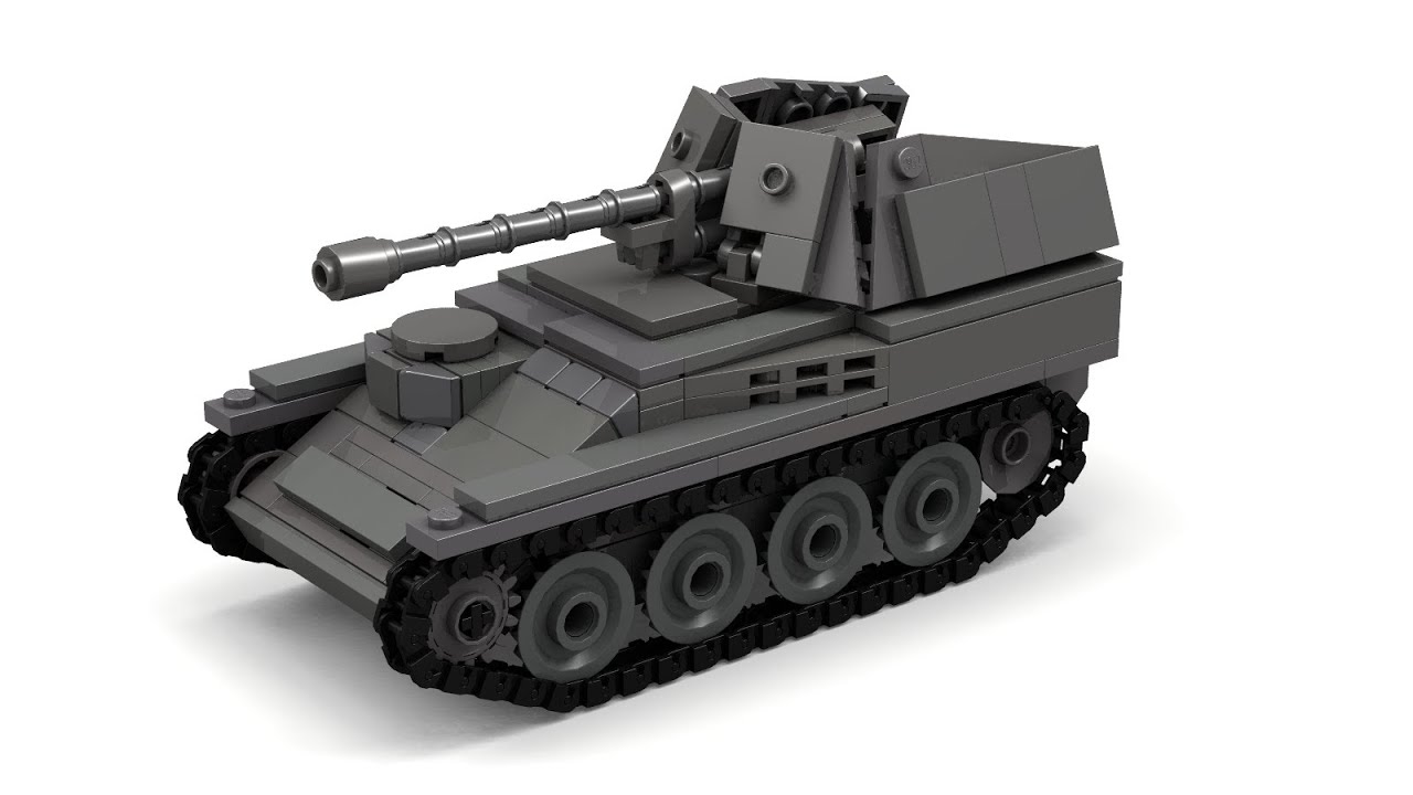 Lego WWII Marder III Ausf. M Tank Instructions - YouTube