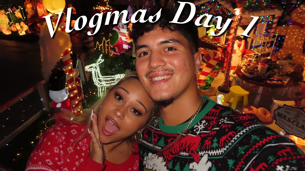 THE BEST CHRISTMAS LIGHTS WE’VE EVER SEEN!! Vlogmas Day 1 - YouTube