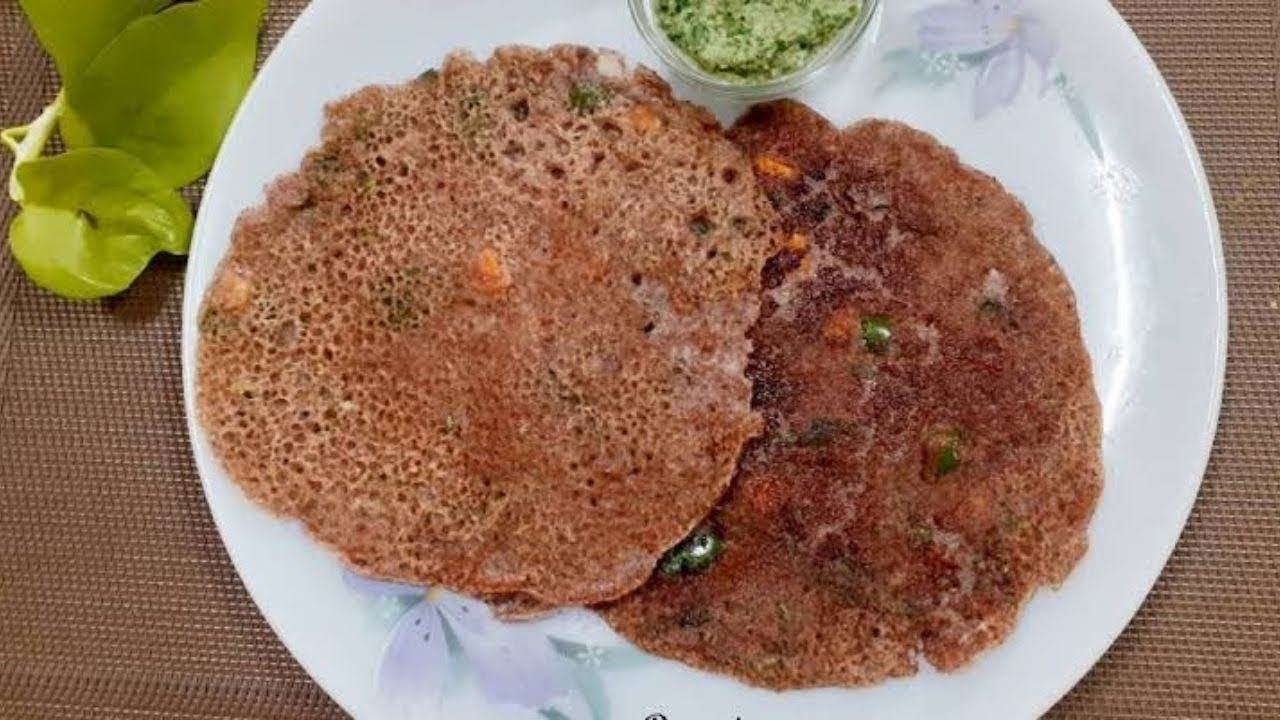 Simple Breakfast Recipe | Ragi Paratha / Chilla Recipe - YouTube